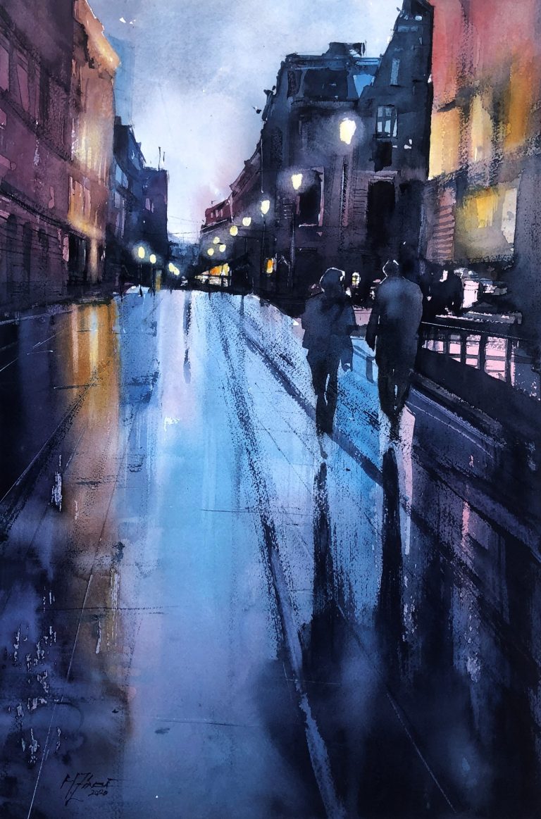 Evening lights – Maria Zincă